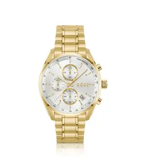 BOSS Gold-tone Bracelet Watch With Silver-white Dial - Assorted Pre Pack