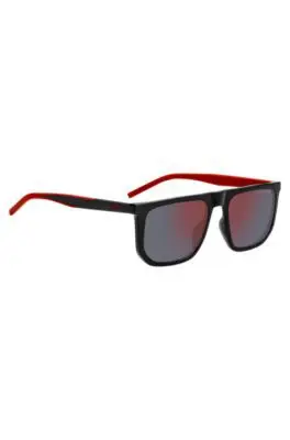 Hugo Acetate Sunglasses With Two-tone End Tips