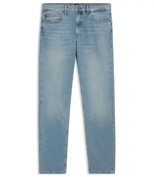 BOSS Delaware Slim-fit Jeans In Comfort-stretch Denim - Blue