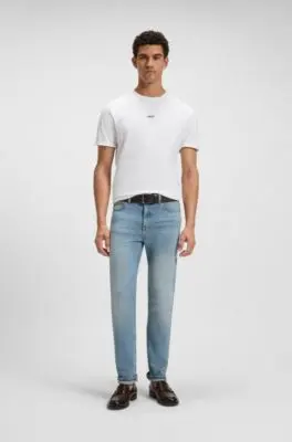 BOSS Delaware Slim-fit Jeans In Comfort-stretch Denim - Blue