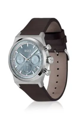 BOSS Silver-tone Chronograph Strap Watch - Assorted Pre Pack