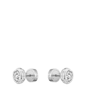 BOSS Stud Earrings With Crystal