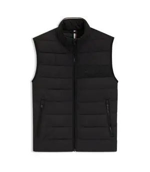 BOSS Padded Vest With Stand Collar