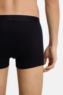 Hugo Three-pack Of Stretch-cotton Trunks