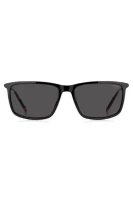 Hugo Acetate Sunglasses With Tubular Temples