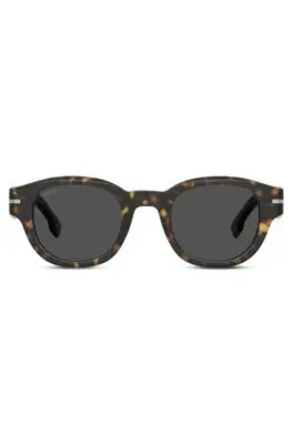 BOSS Patterned Acetate Sunglasses