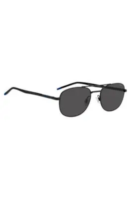 Hugo Sunglasses With Double Bridge And Logo Detailing