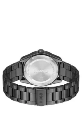 Hugo Black-plated Bracelet Watch