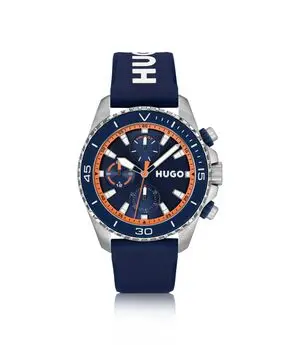 Hugo Dive Logo-strap Watch With Silicone-inlay Bezel - Assorted Pre Pack