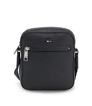 BOSS Reporter Bag With Embossed Logo - Black