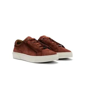 BOSS Gary Suede Trainers - Brown