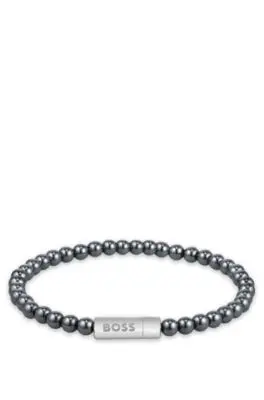 BOSS Hematite Bead Cuff