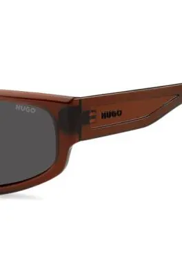 Hugo Acetate Sunglasses With Cut-out Details