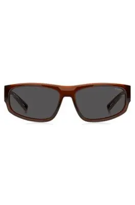 Hugo Acetate Sunglasses With Cut-out Details