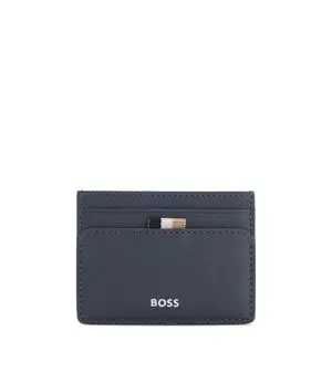 BOSS Card Holder With Foil-emed Logo - Light Blue