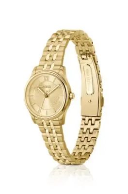 BOSS Gold-tone Watch With Sunburst Dial - Assorted Pre Pack