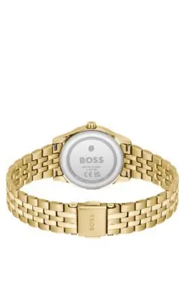 BOSS Gold-tone Watch With Sunburst Dial - Assorted Pre Pack
