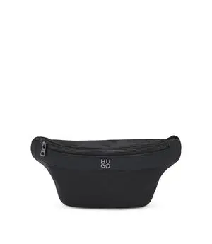 Hugo Belt Bag With Logo - Black