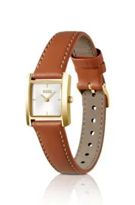 BOSS Leather-strap Watch With Square Case - Assorted Pre Pack