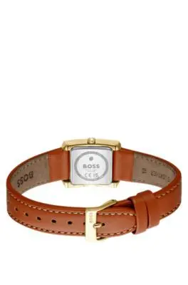 BOSS Leather-strap Watch With Square Case - Assorted Pre Pack