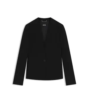 BOSS Regular-fit Blazer With Button Hardware