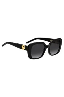 BOSS Square Sunglasses With Double B Monogram