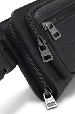 Hugo Grained Belt Bag With Logo