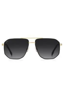 BOSS Gold-tone Sunglasses