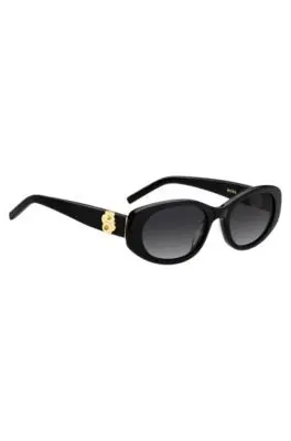BOSS Acetate Sunglasses With Double B Monogram