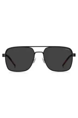 Hugo Double-bridge Sunglasses With Logo