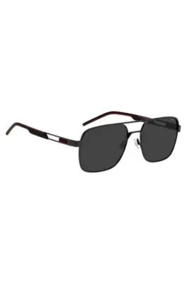 Hugo Double-bridge Sunglasses With Logo