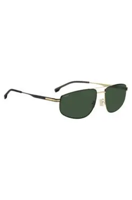 BOSS Double-bridge Sunglasses With Engraved Logo