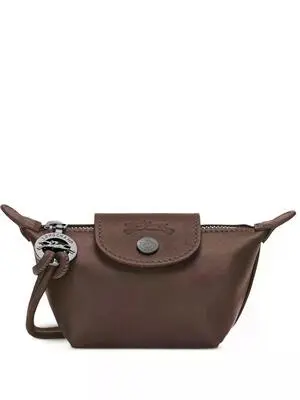Longchamp Le Pliage Xtra Leather Coin Purse - Brown