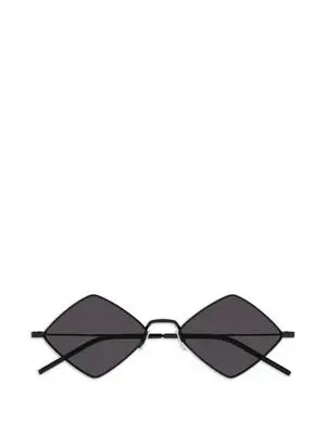 Saint Laurent Geometric-frame Sunglasses - Black
