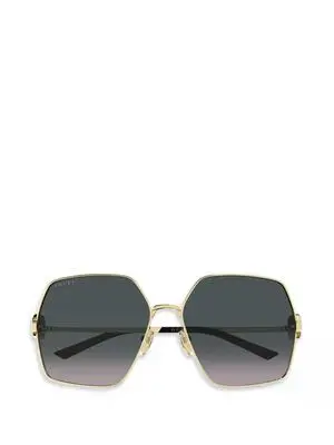 Gucci Oval-frame Sunglasses