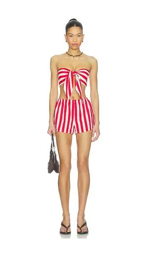 MORE TO COME Amaltha Short Set - Red