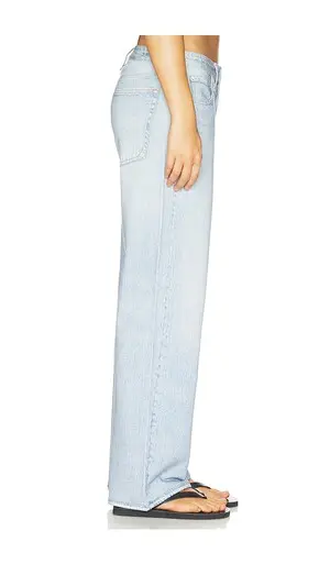 Rag & Bone Rb Miramar Cam Low Rise Full Length Jeans - Blue