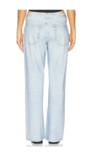 Rag & Bone Rb Miramar Cam Low Rise Full Length Jeans - Blue