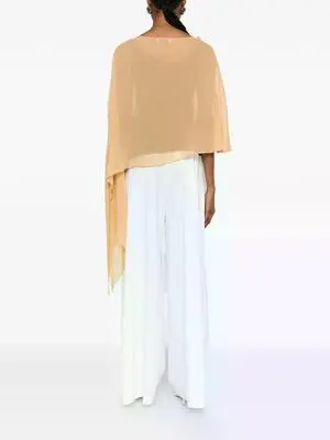 Antonelli Firenze Melone Asymmetric Draped Top - Neutrals