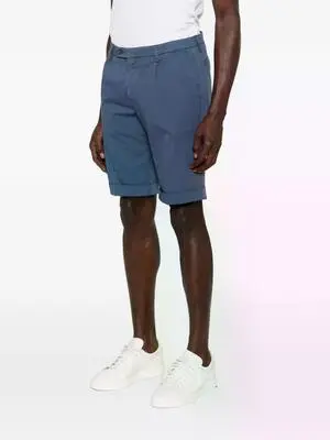 BRIGLIA 1949 Turn-up Hem Shorts - Blue