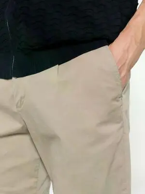 BRIGLIA 1949 Pleated Turn-up Shorts - Neutrals