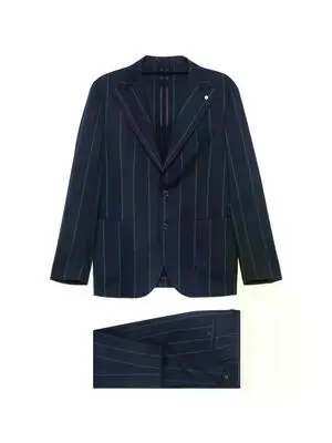 LUIGI BIANCHI MANTOVA Pinstripe-pattern Suit