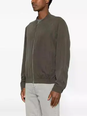 MONTECORE Zip-up Bomber Jacket - Green