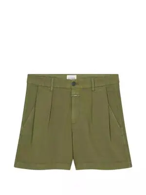 Closed Button Detailed Shorts For Women