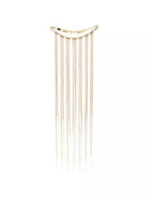 Patrizia Pepe Chain-fringe Choker Necklace - Gold