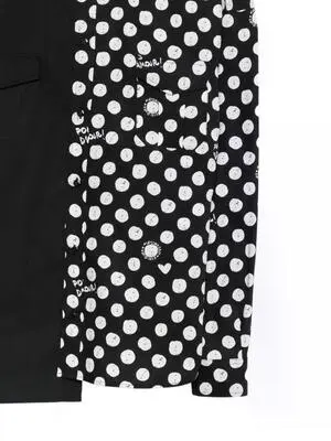 ALESSANDRO ENRIQUEZ Asymmetric Polka Dot Shirt