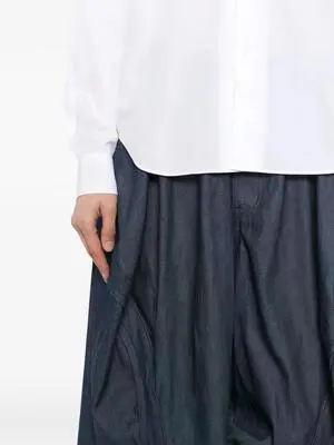 Comme Des Garçons Drop-crotch Denim Trousers