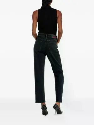 DIESEL® 1981 D-went High Waisted Straight Leg Cropped Jeans