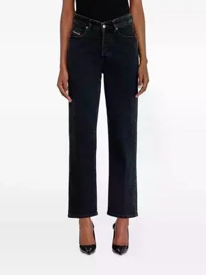 DIESEL® 1981 D-went High Waisted Straight Leg Cropped Jeans
