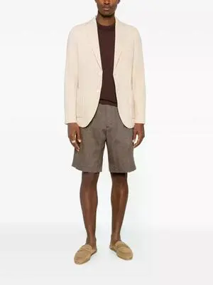 CIRCOLO 1901 Striped Single-breasted Blazer - Neutrals